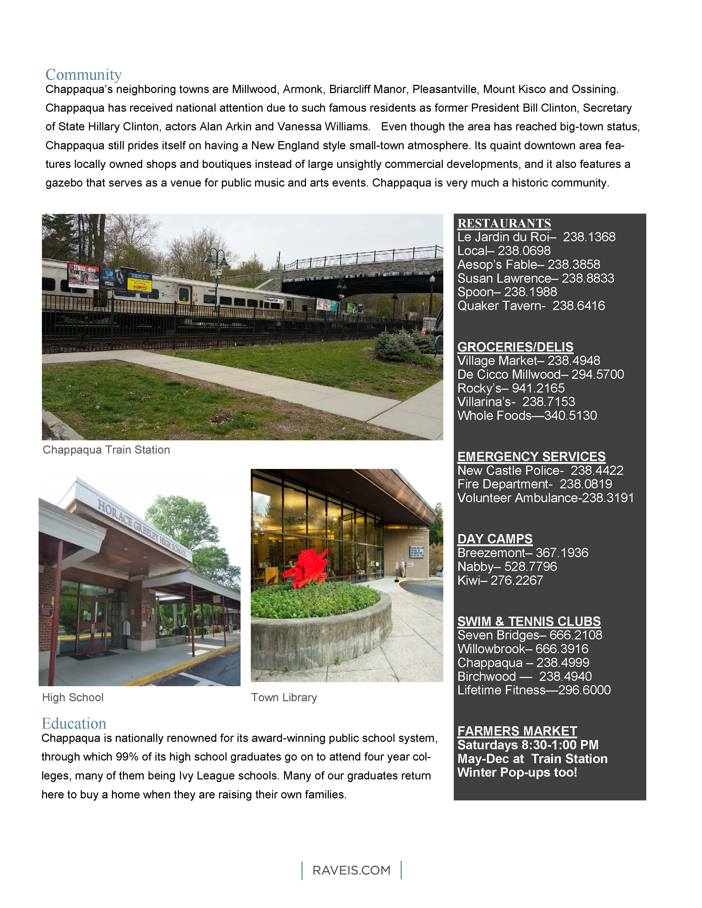Chappaqua Town Guide – Chappaqua Community & Real Estate