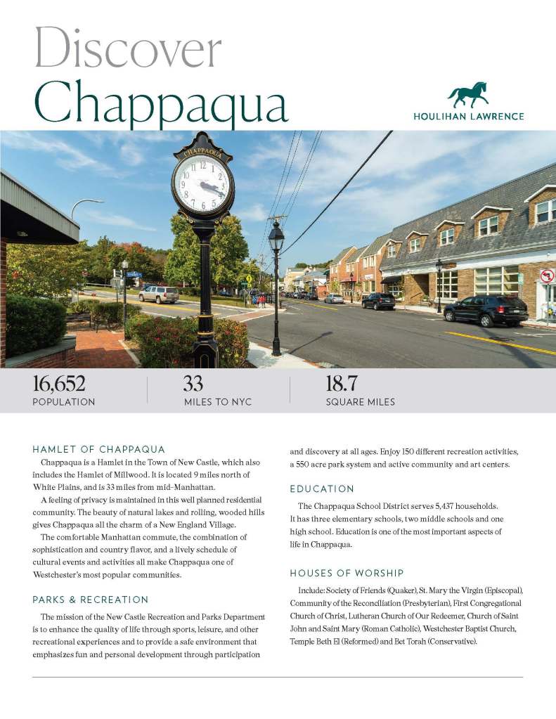 Discover Chappaqua – Chappaqua Community & Real Estate